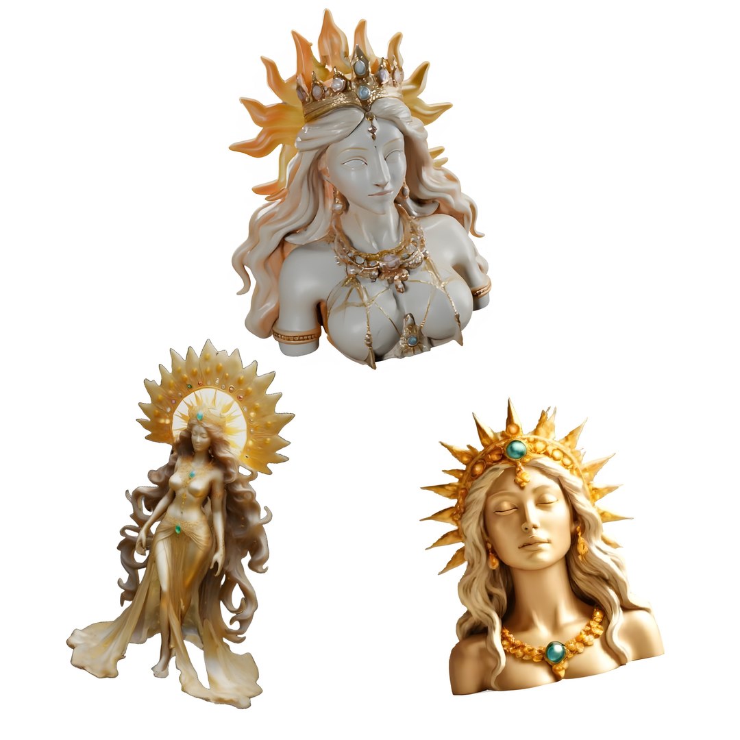 Sun Goddess - Divine Radiance 3D - TurboSquid 2295083