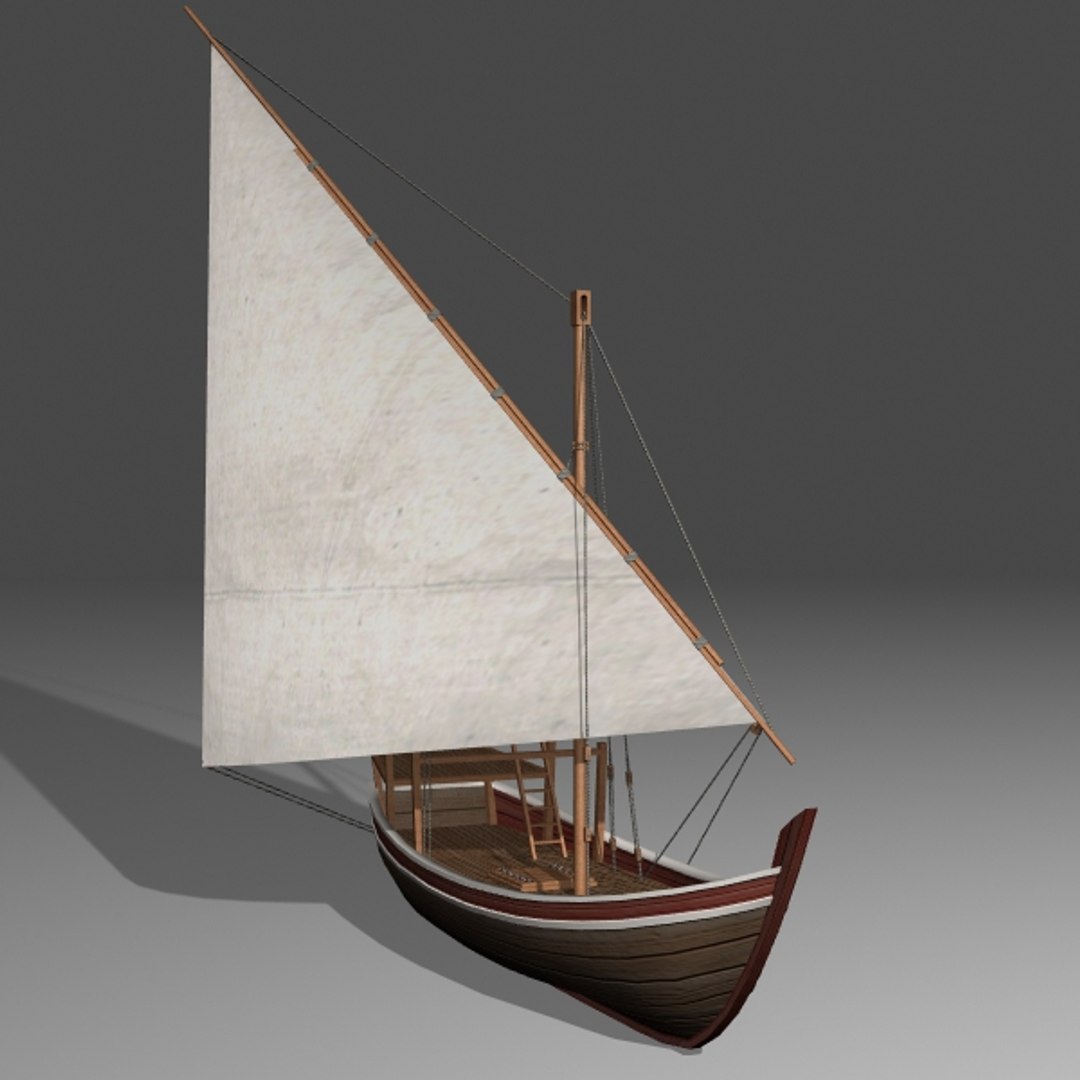 3d Dhow Model