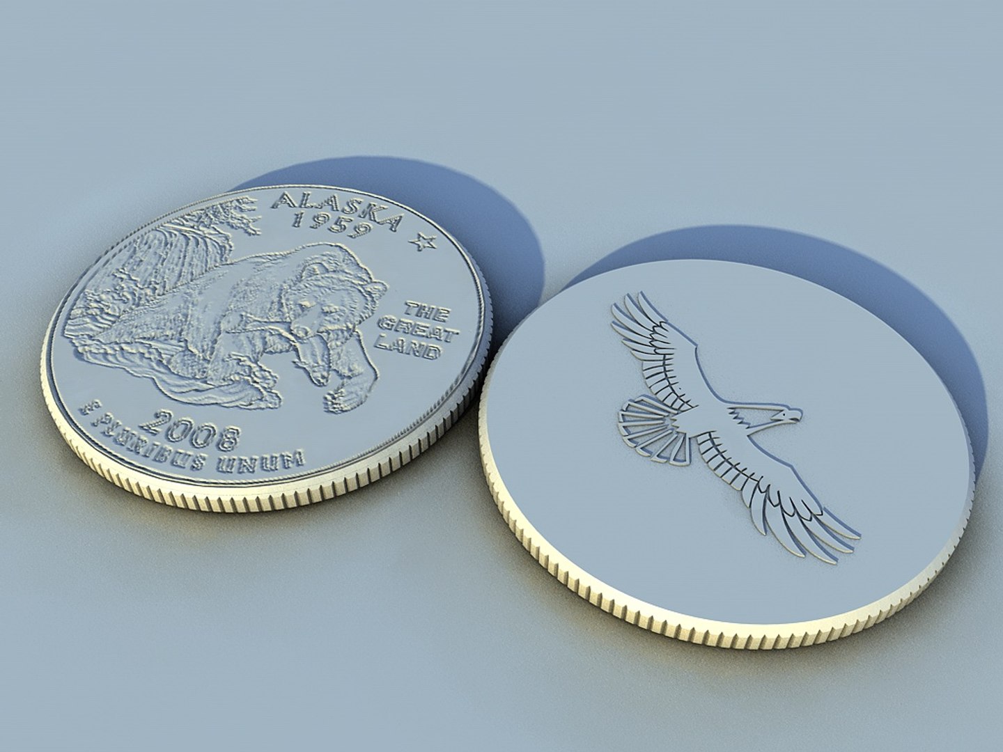 3d Coin Model