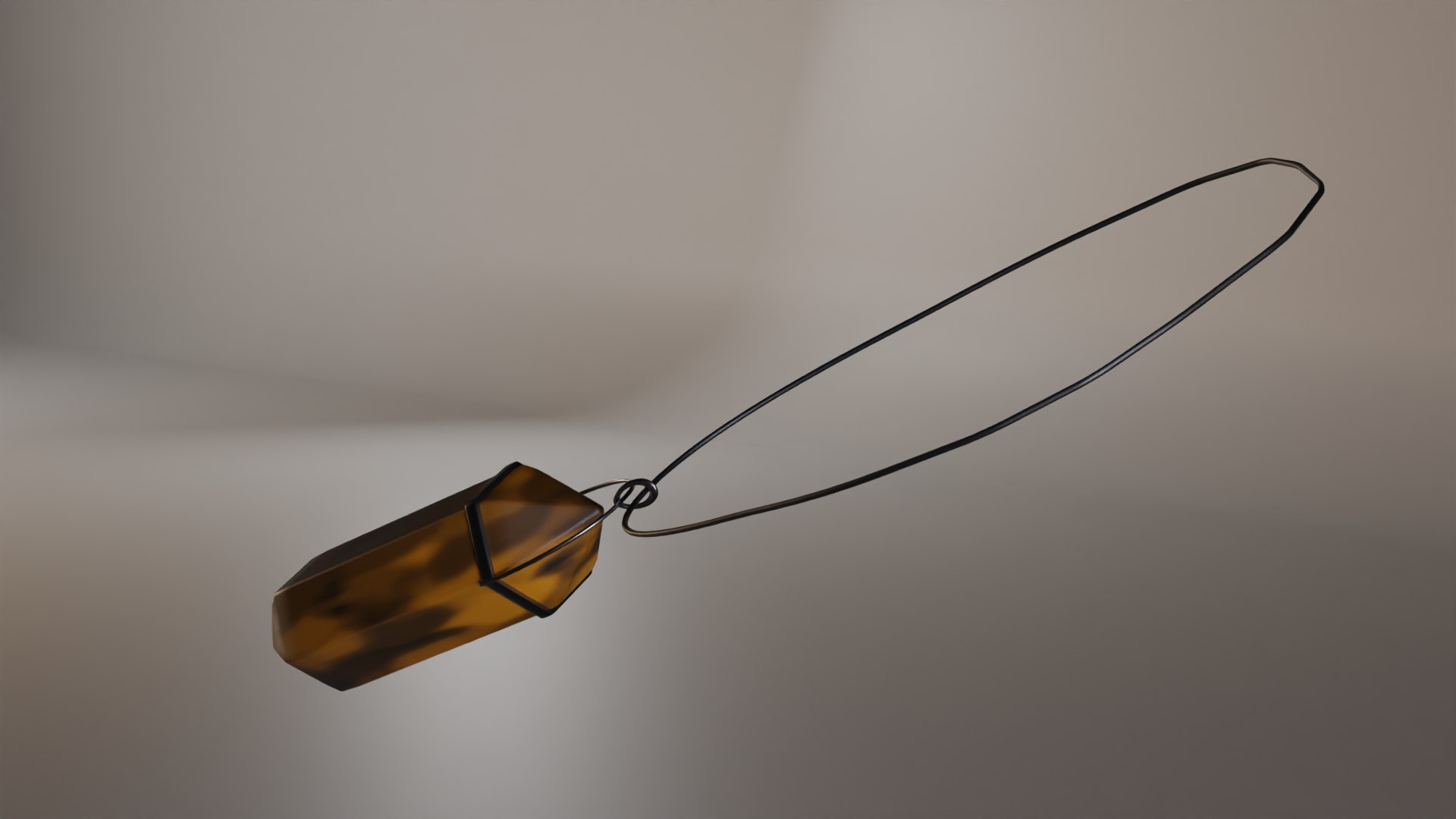 3D Tiger eye necklace - TurboSquid 2082926