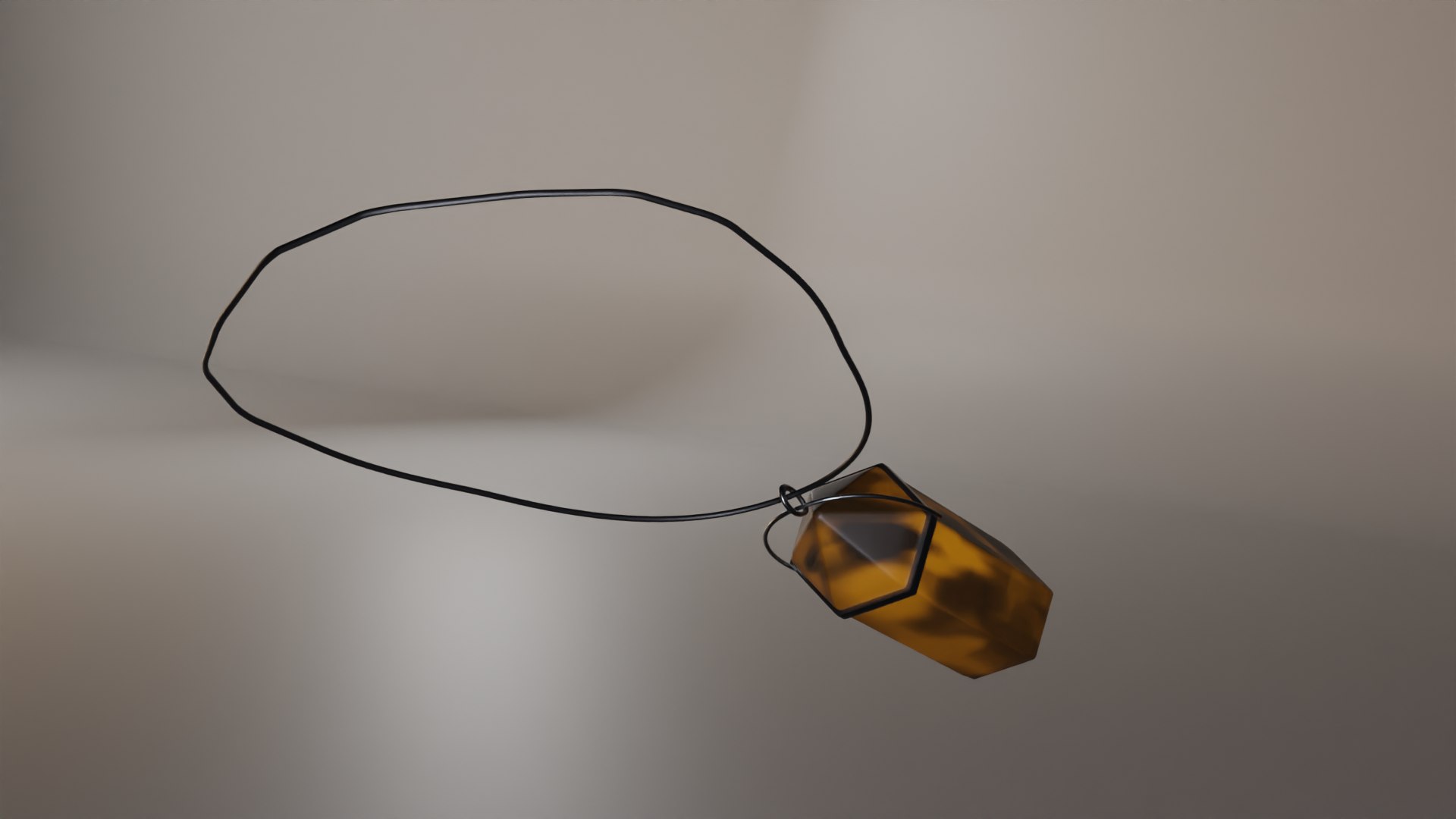 3D Tiger eye necklace - TurboSquid 2082926