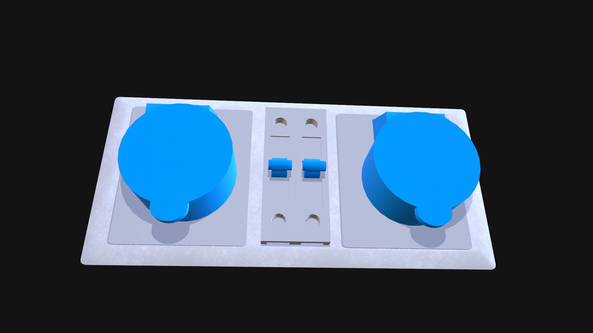 3D Wall Power Outlet Box Model - TurboSquid 2317805