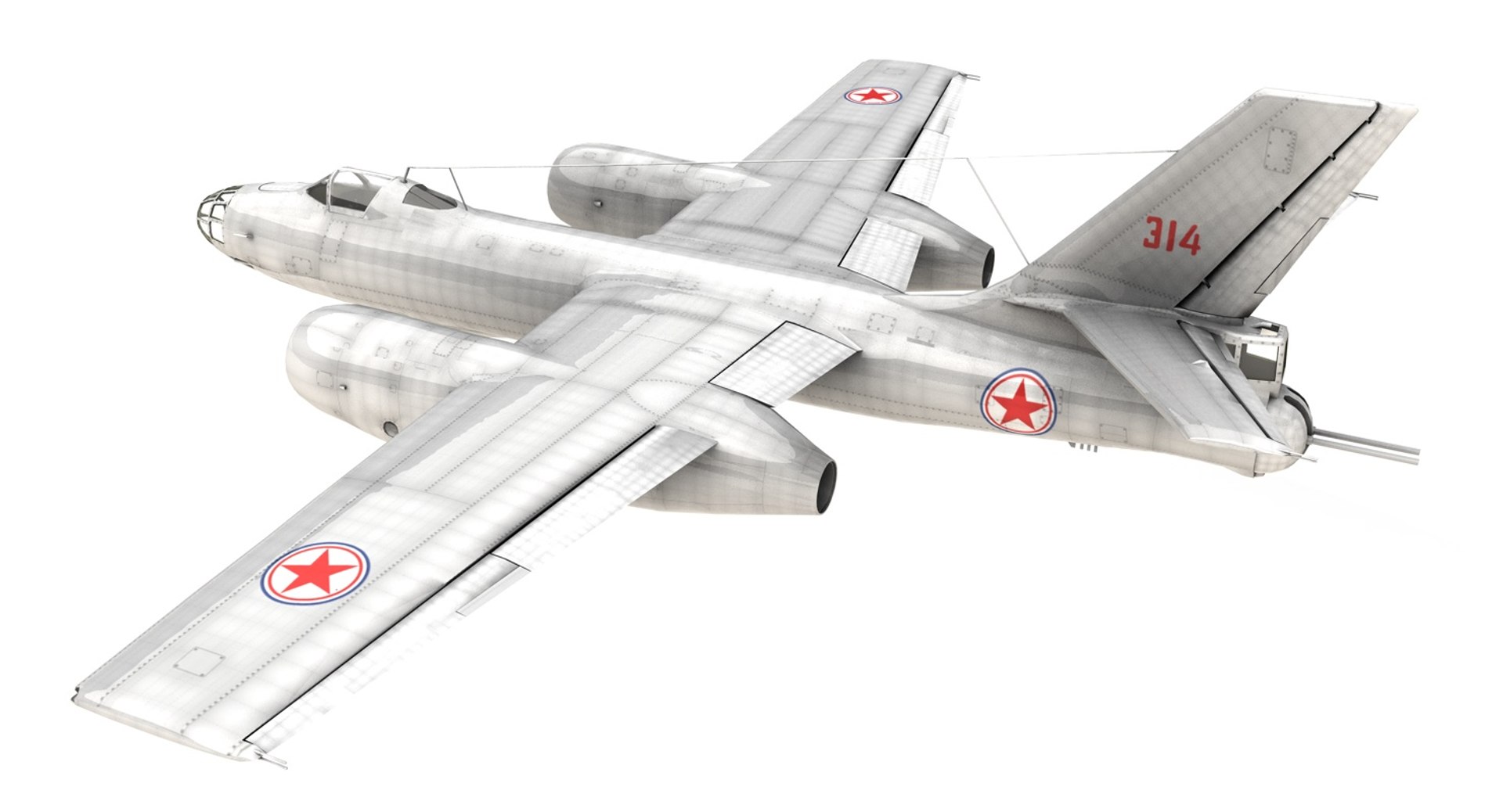 3D Ilyushin Il-28 Beagle Bomber Model - TurboSquid 1162467