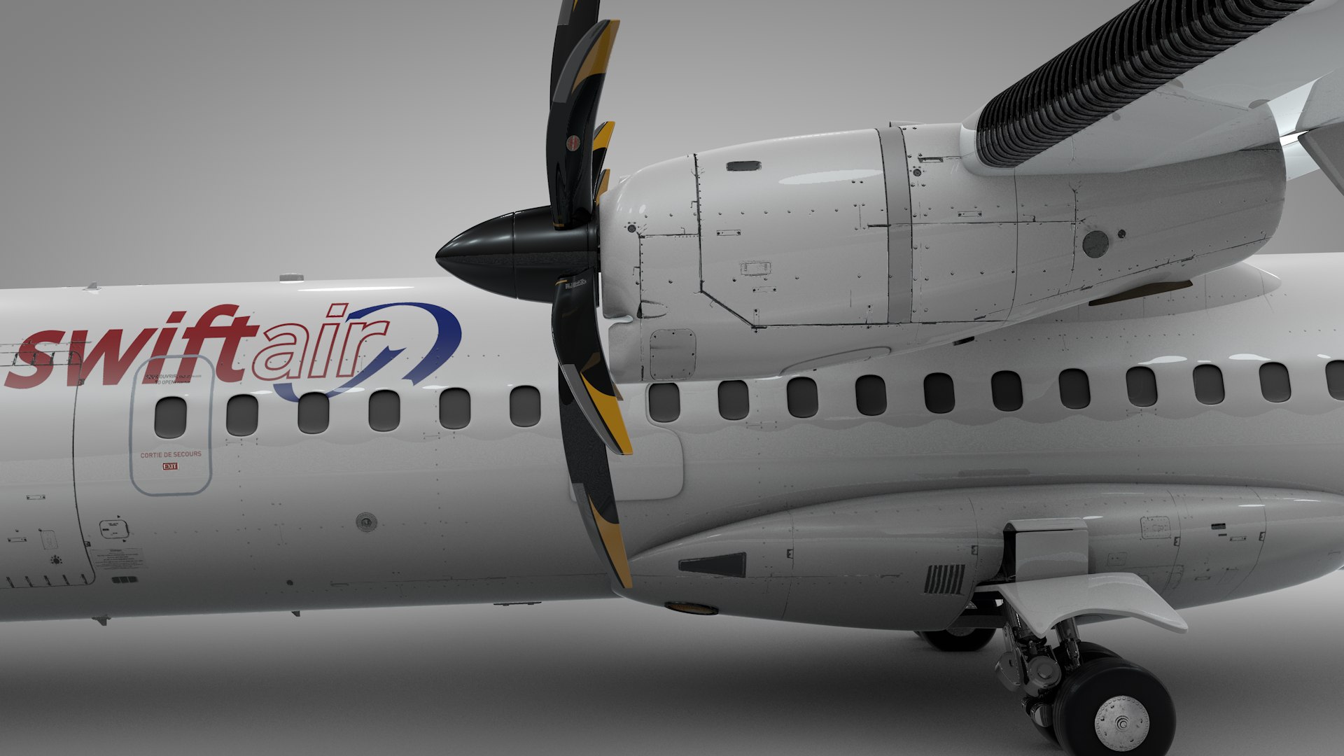 ATR 72 SWIFTAIR L1810 3D model - TurboSquid 1963559