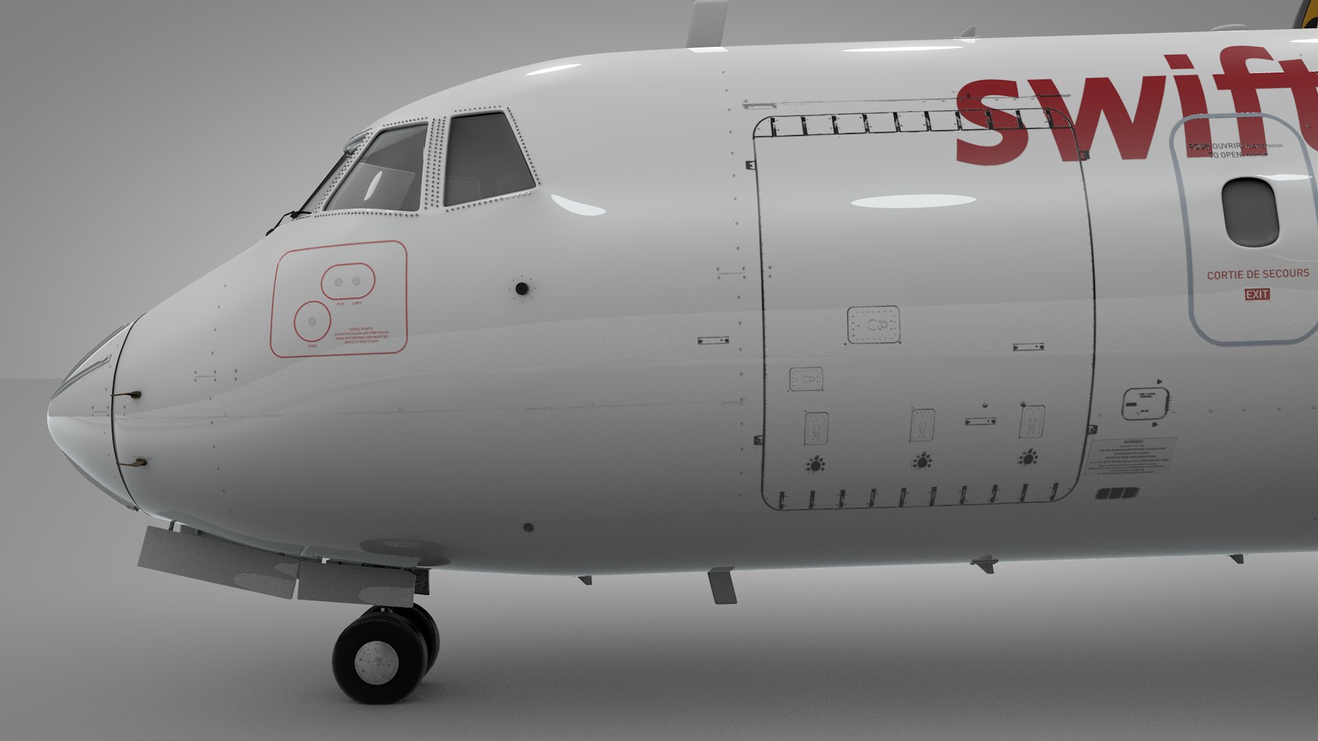 ATR 72 SWIFTAIR L1810 3D model - TurboSquid 1963559