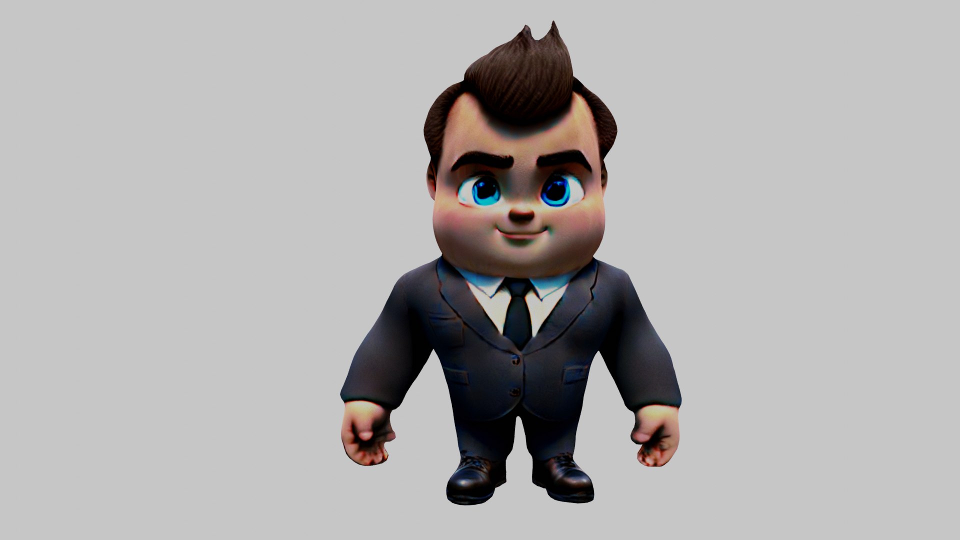 Cartoon Boss Boy 3D model - TurboSquid 2134268