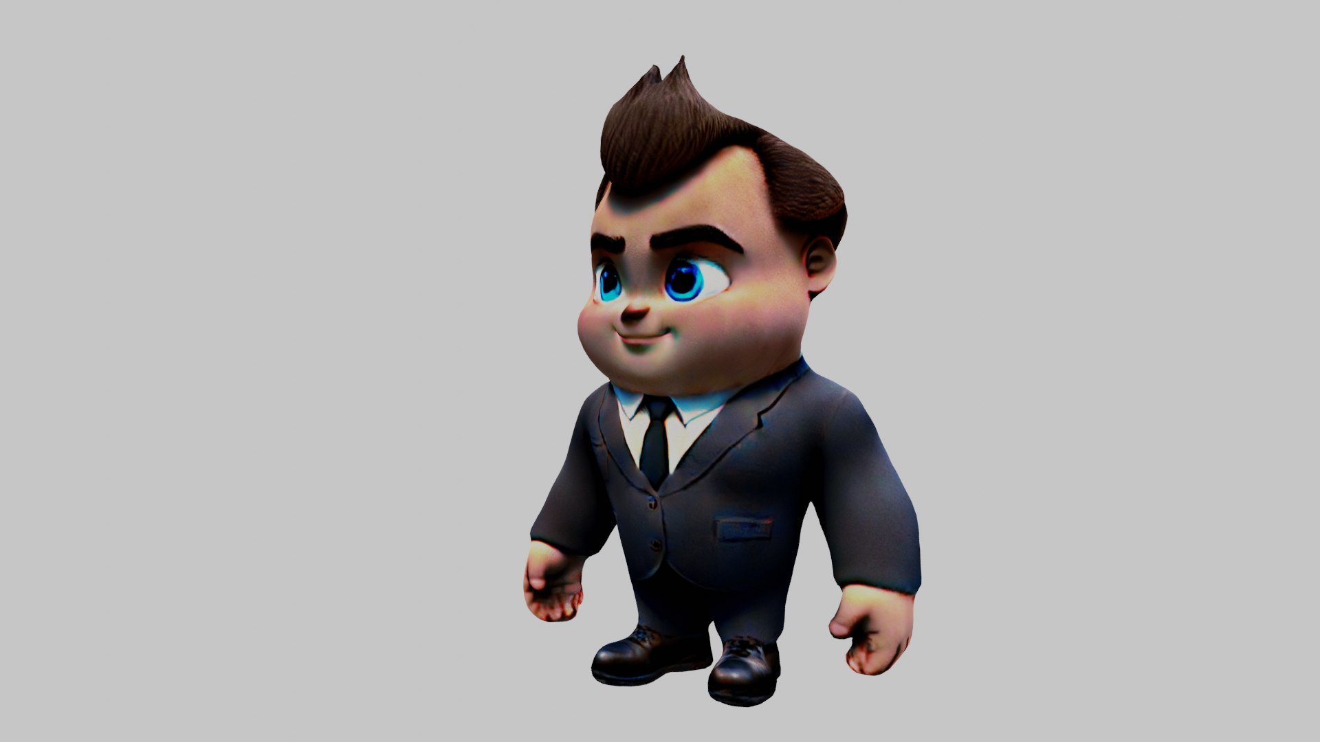 Cartoon Boss Boy 3D model - TurboSquid 2134268