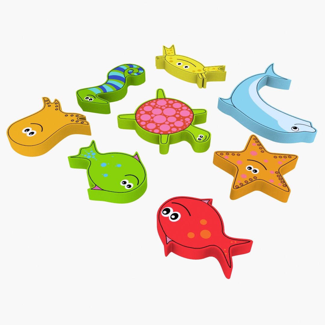 3d Sea Creature Magnet Toy