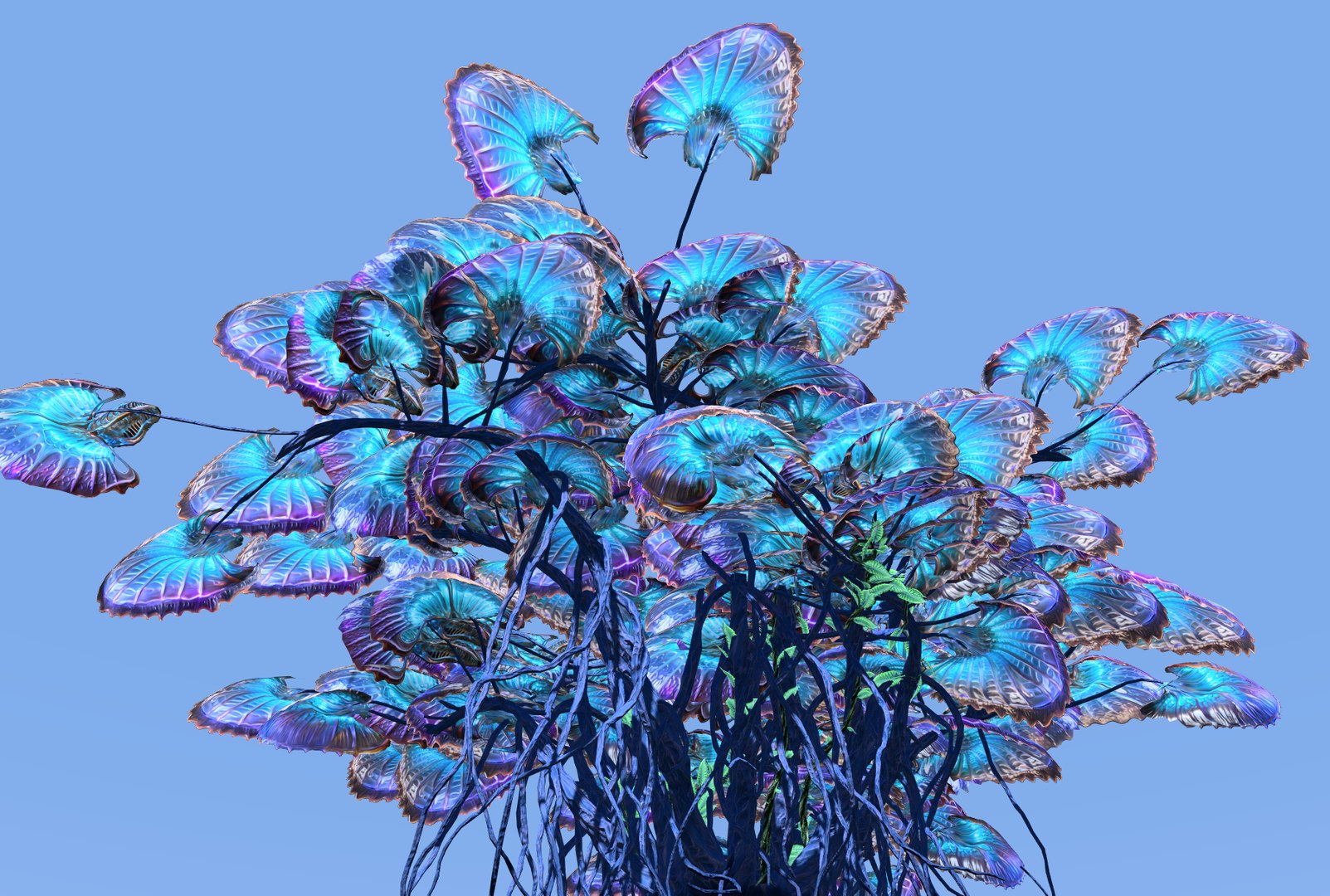 3D Alien Plants Animated Pack 6 - TurboSquid 2176421