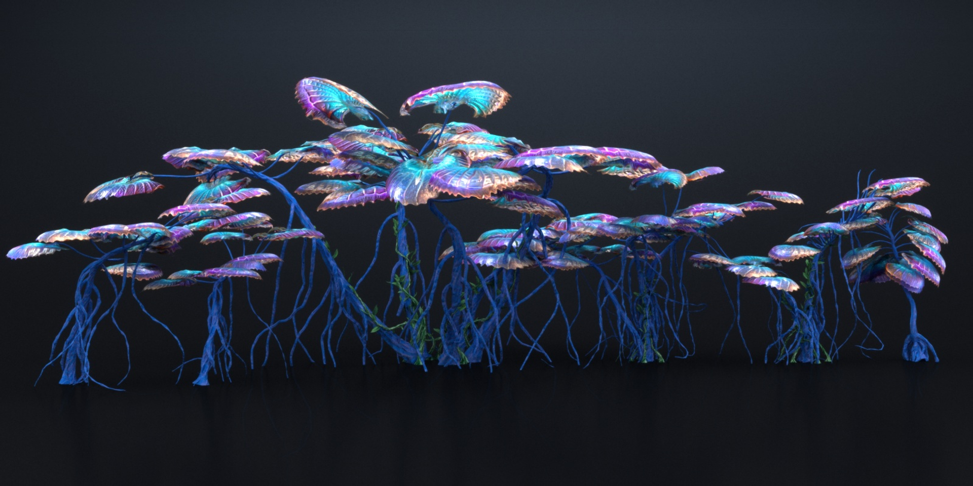 3D Alien Plants Animated Pack 6 - TurboSquid 2176421