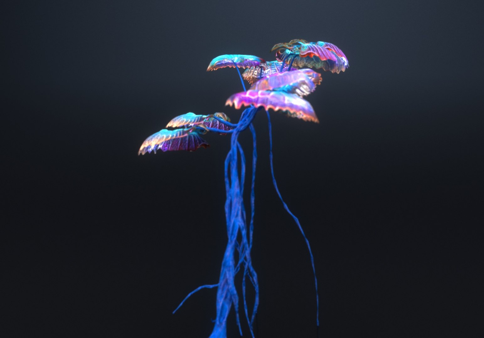 3D Alien Plants Animated Pack 6 - TurboSquid 2176421