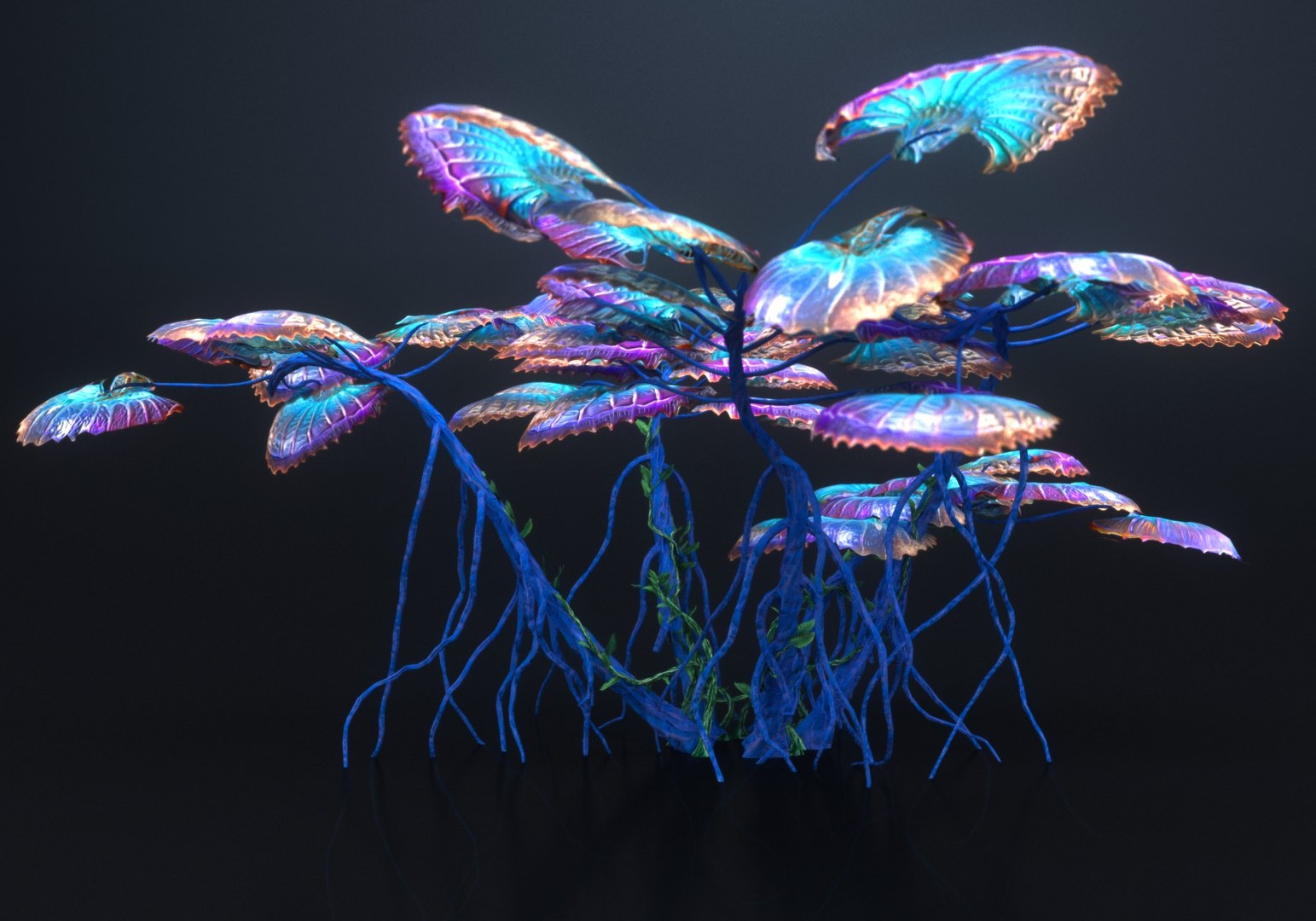 3D Alien Plants Animated Pack 6 - TurboSquid 2176421