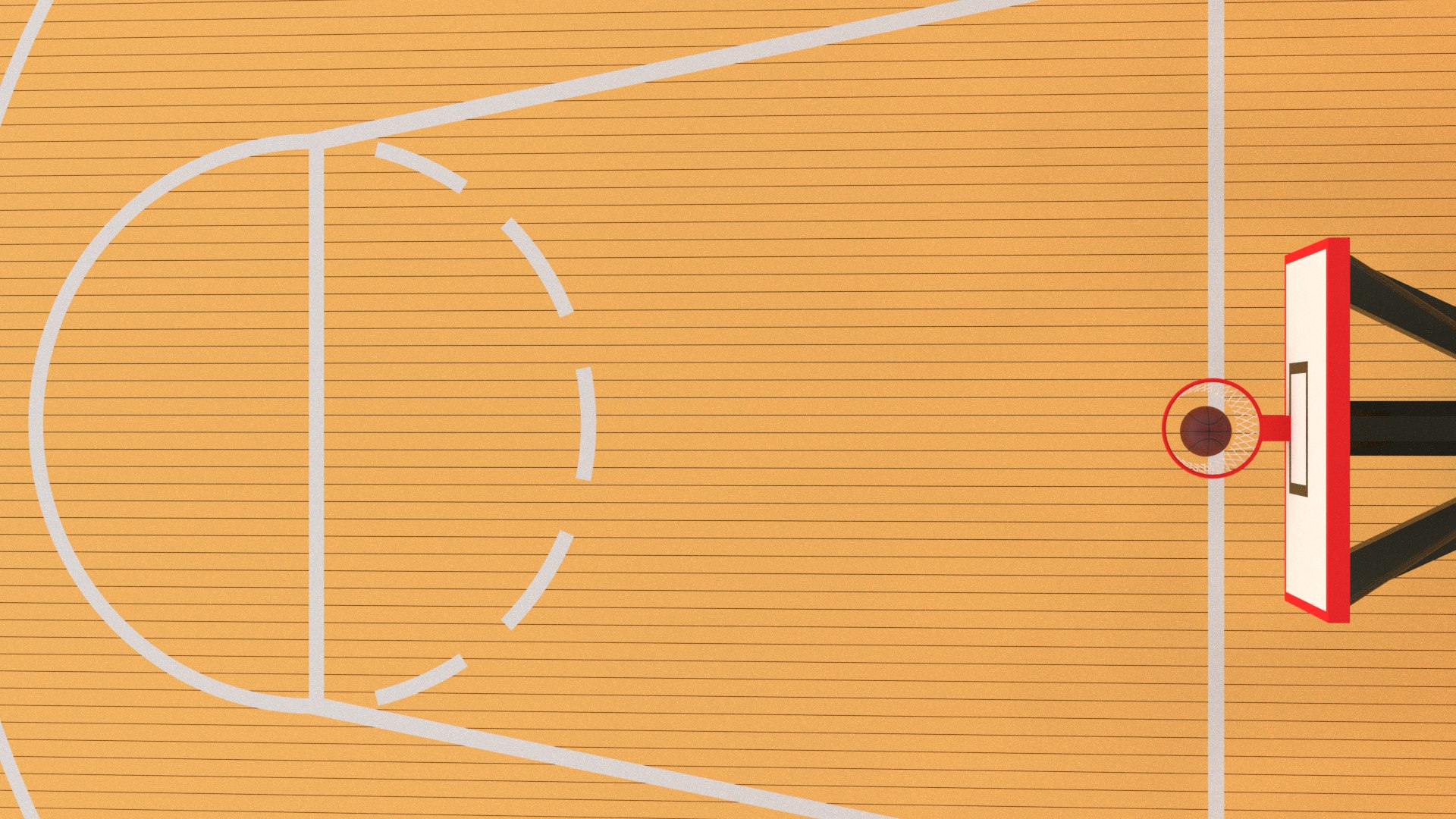 Cartoon Basketball Gym 1 3D Model - TurboSquid 2015301