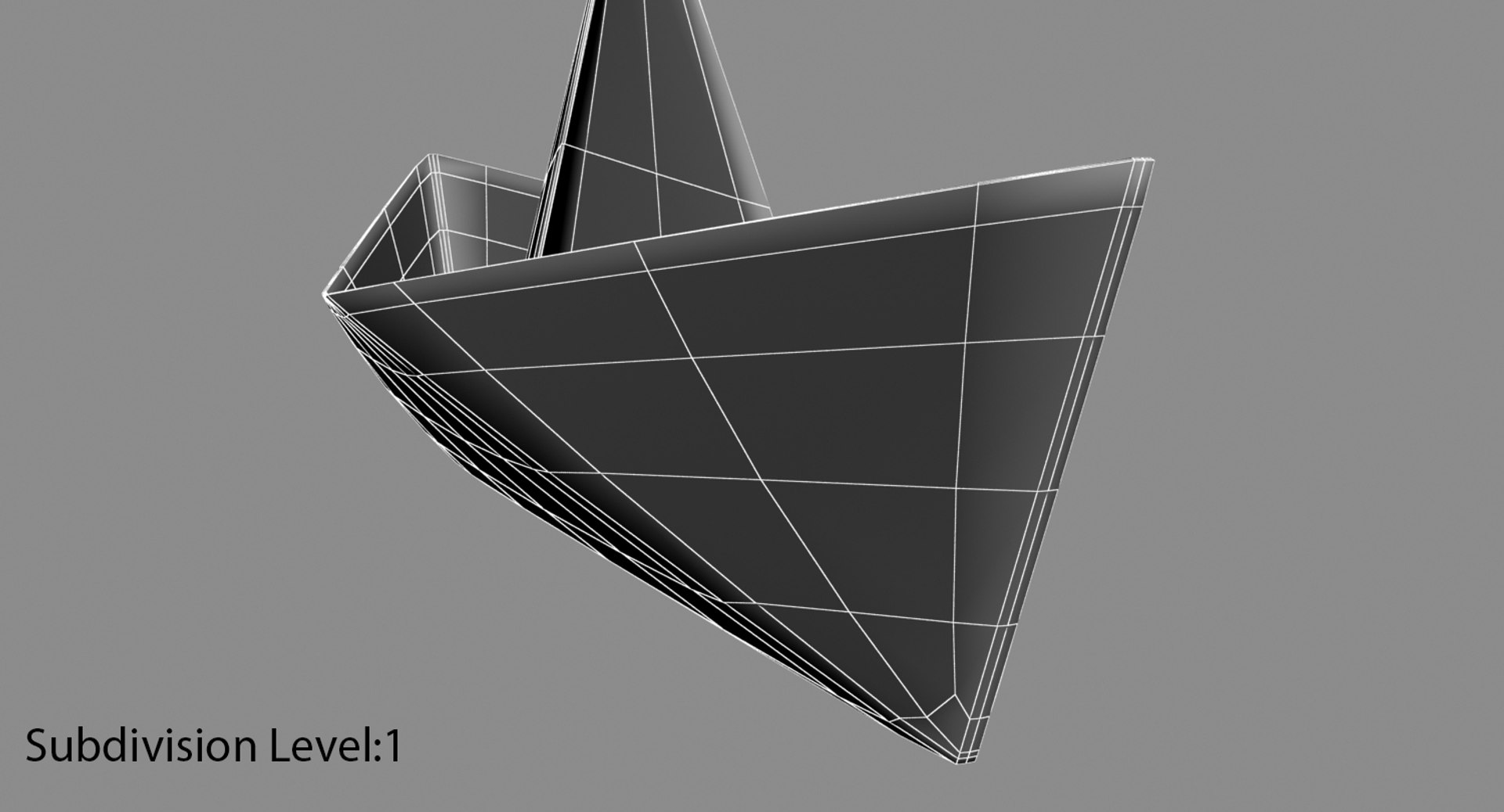 Paper Boat 3d Max