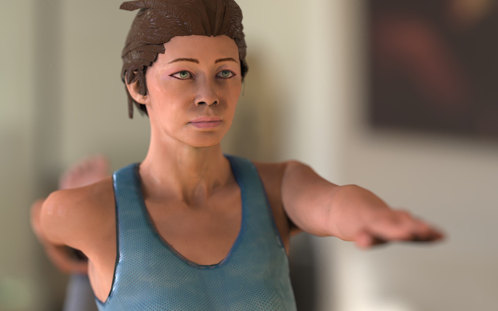 3D Yoga Character Sport - TurboSquid 1674498