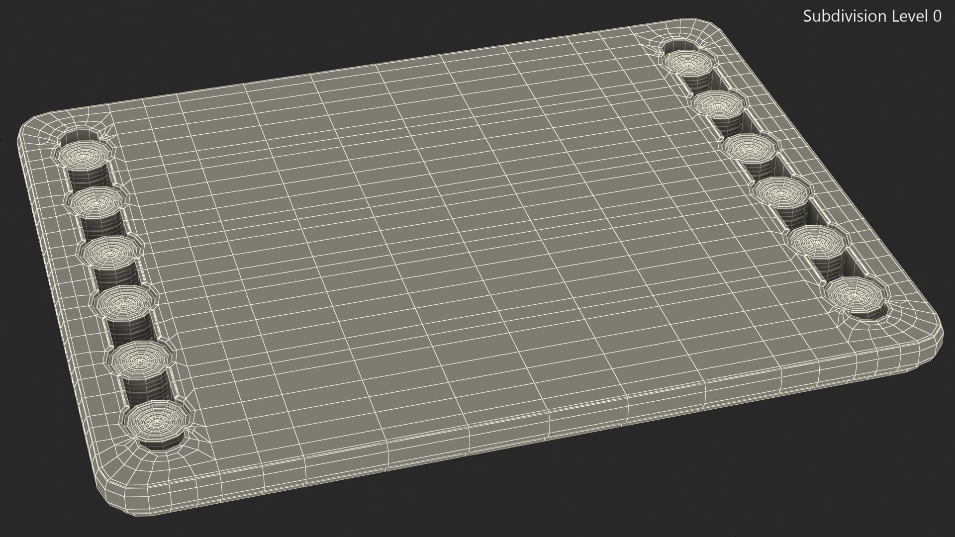 Wood Checkers Set 3D Model - TurboSquid 1933552