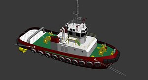 Animated Tugboat 3D Models for Download | TurboSquid
