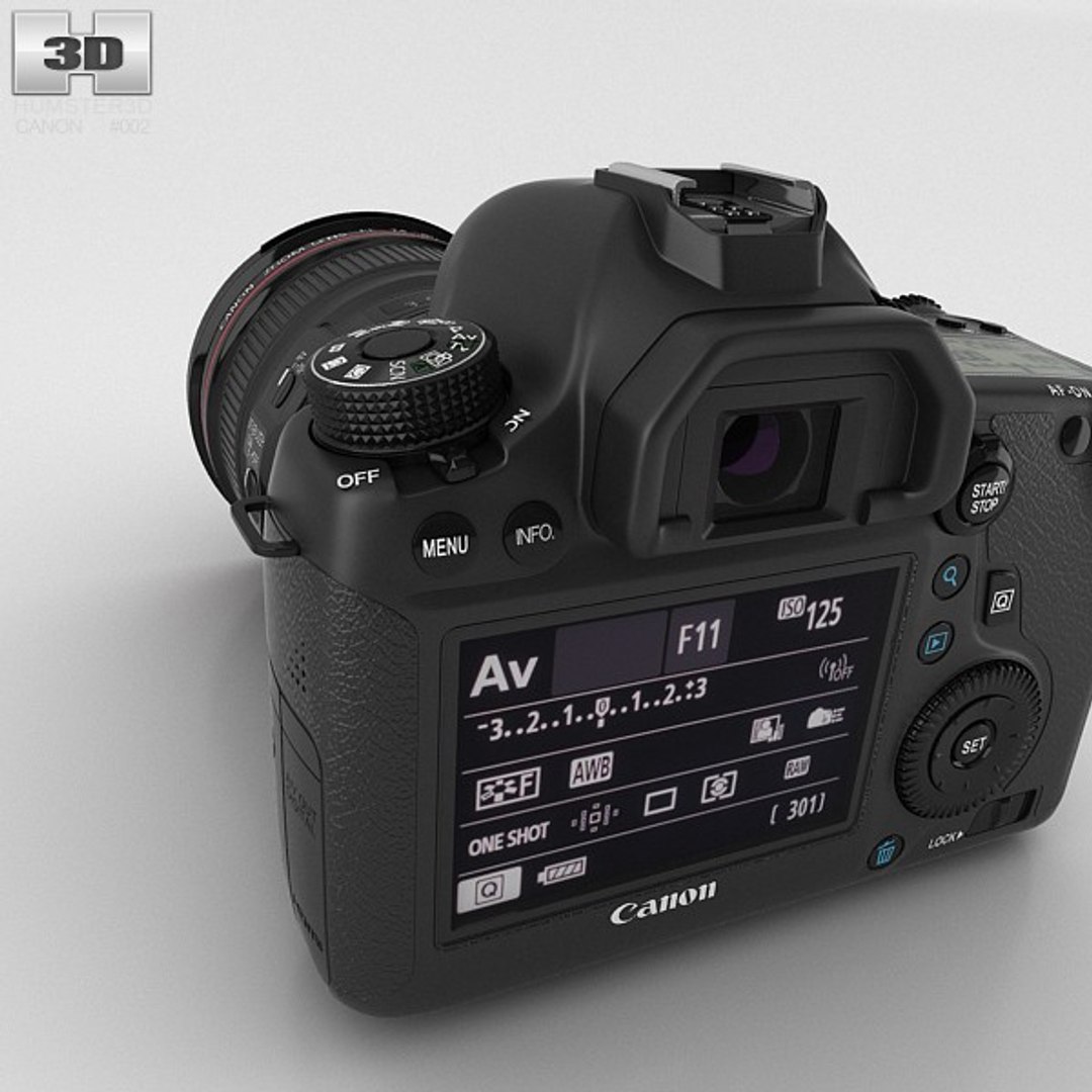 3d Model Canon Eos