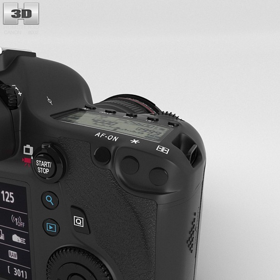 3d Model Canon Eos