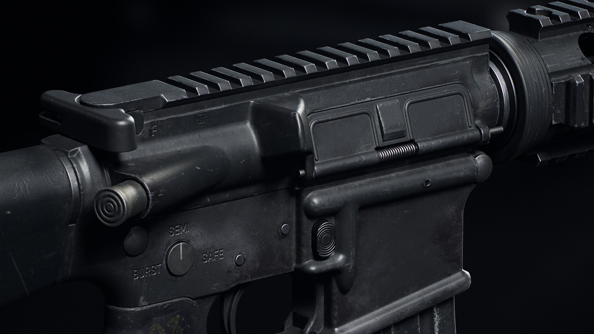 M16A4 Modular Assault Rifle - Triple A - PBR Game Ready Low Poly 3D Model - TurboSquid 2304850