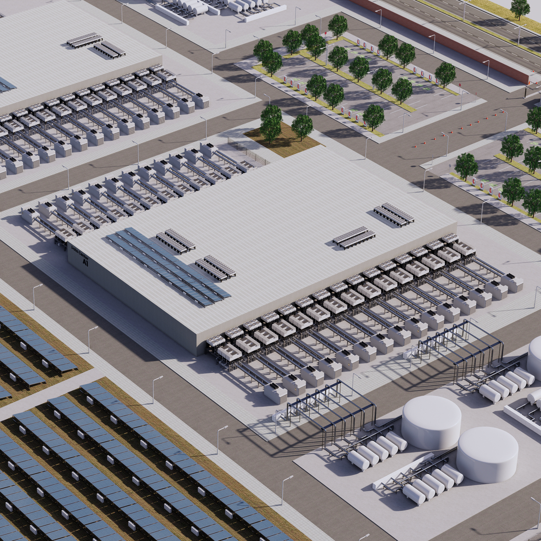 modelo 3d Edificio del centro de datos de AWS Amazon con interior ...