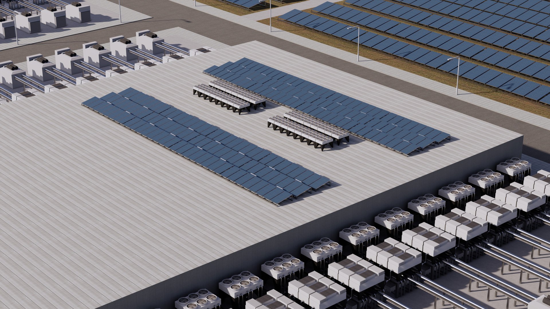 3D Aws Amazon Data Center Building with Interior - TurboSquid 2113349