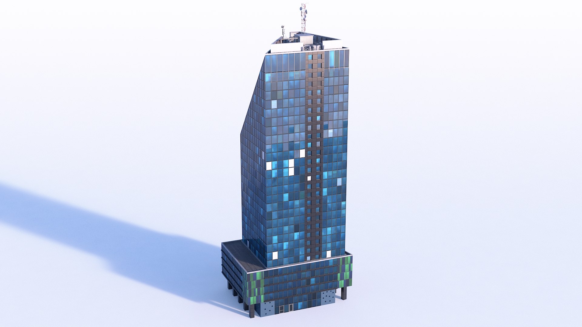 3D Skyscraper Building 01 Model - TurboSquid 1517750