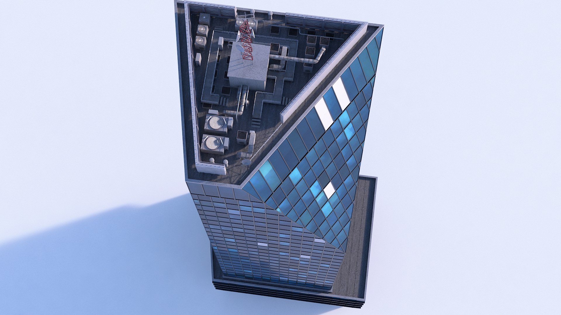 3D skyscraper building 01 model - TurboSquid 1517750