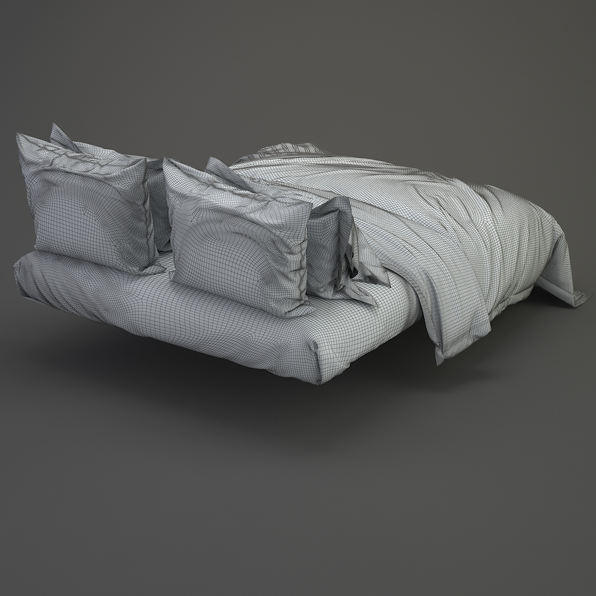 3d bed photorealistic realistic