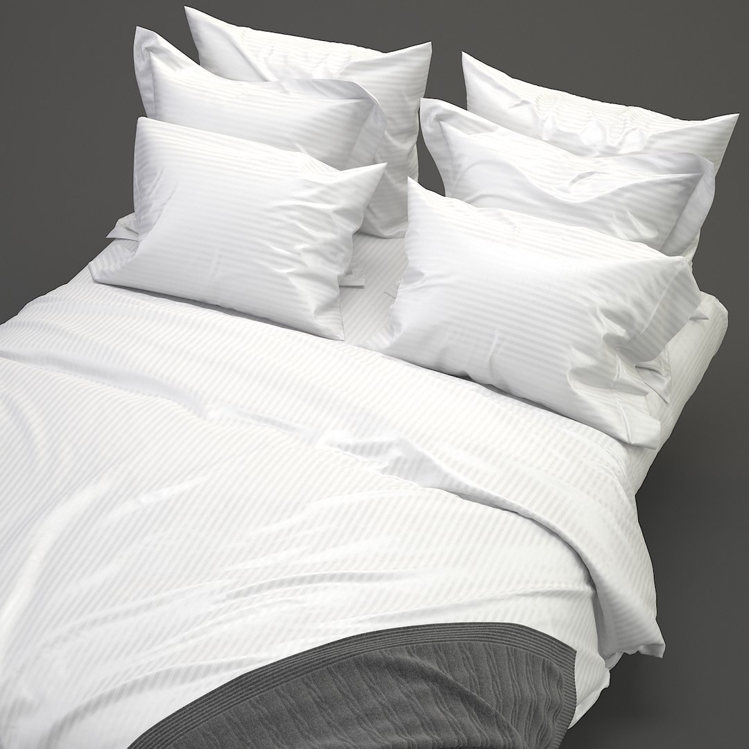 3d Bed Photorealistic Realistic