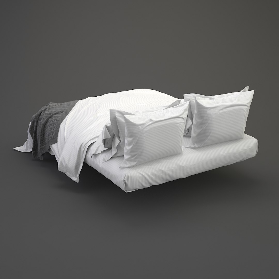 3d Bed Photorealistic Realistic
