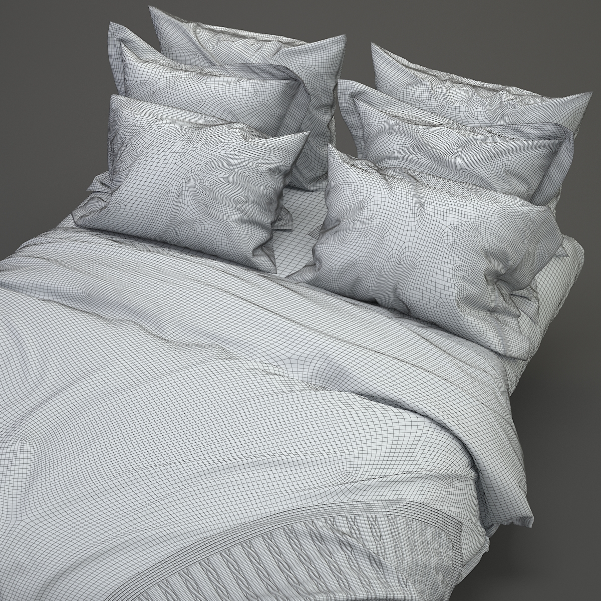 3d bed photorealistic realistic