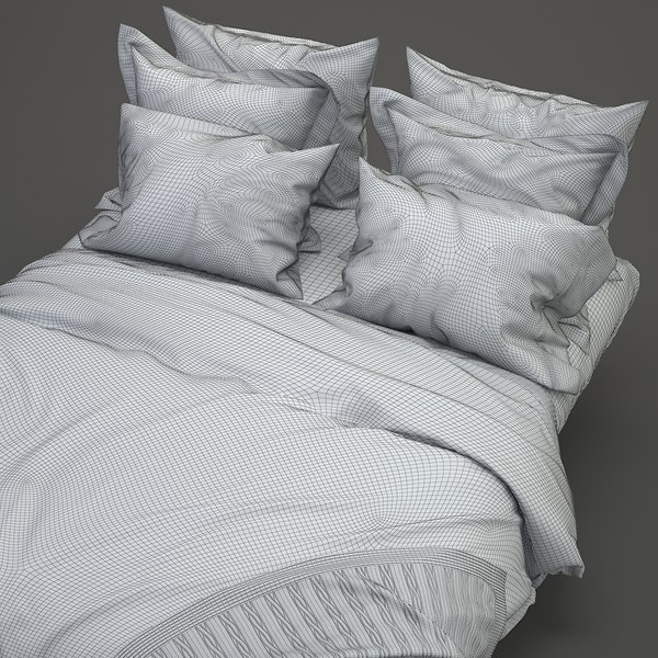 3d bed photorealistic realistic