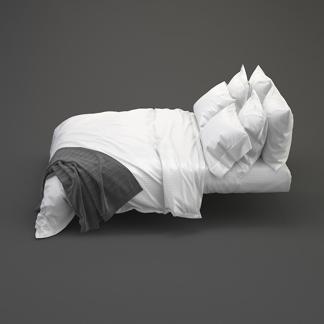 3d Bed Photorealistic Realistic