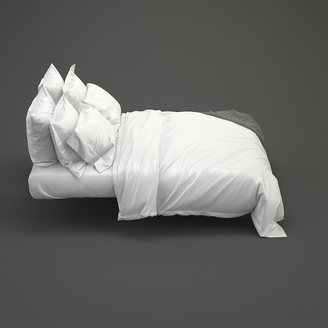 3d Bed Photorealistic Realistic