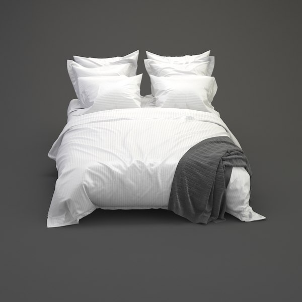 3d bed photorealistic realistic