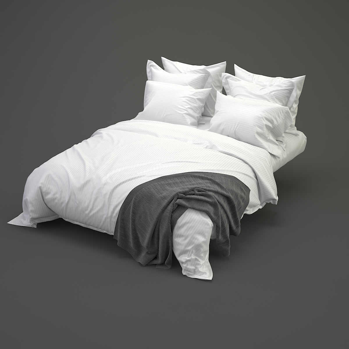 3d bed photorealistic realistic