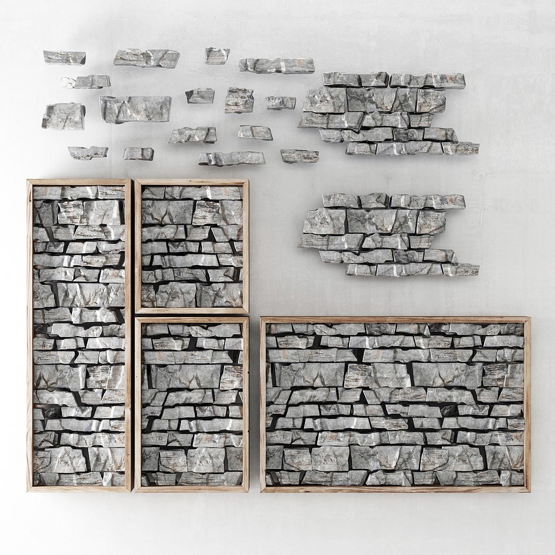 Panel Rock 3D - TurboSquid 1482485