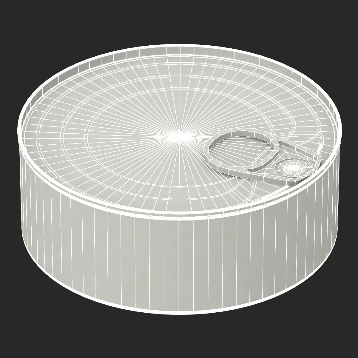 3d model of canned tuna 3