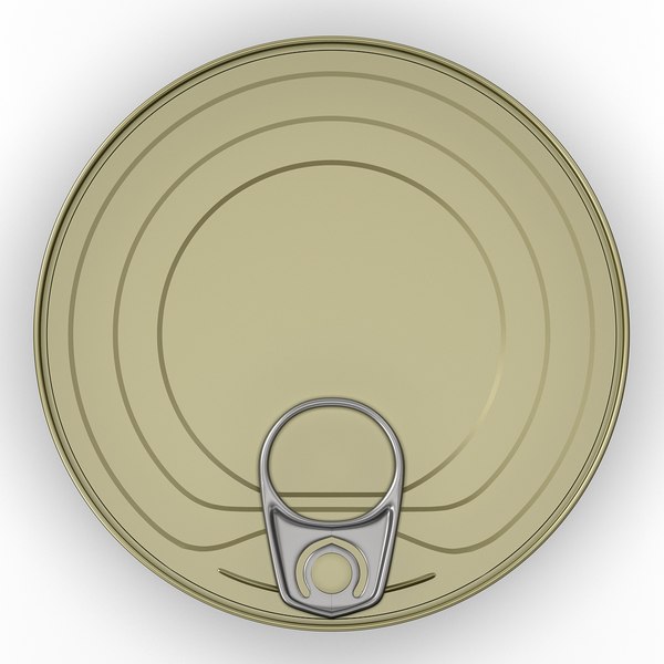 3d model of canned tuna 3