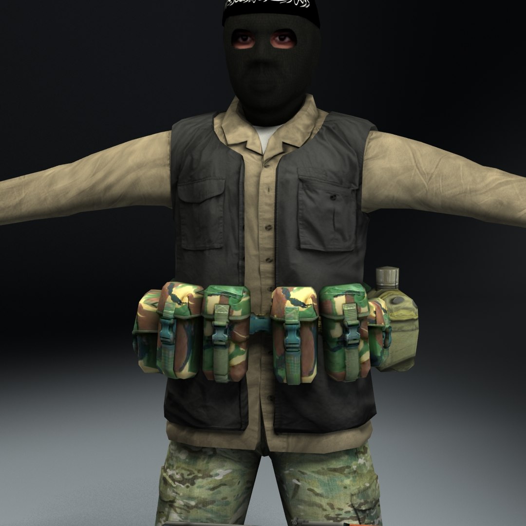 Isis Insurgent Fighter 3d Model