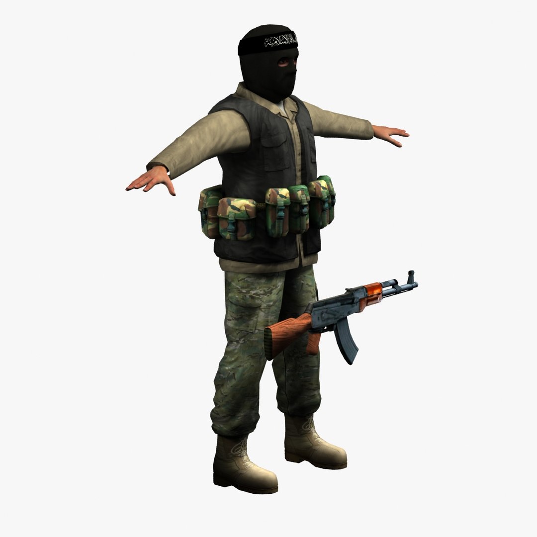 Isis Insurgent Fighter 3d Model