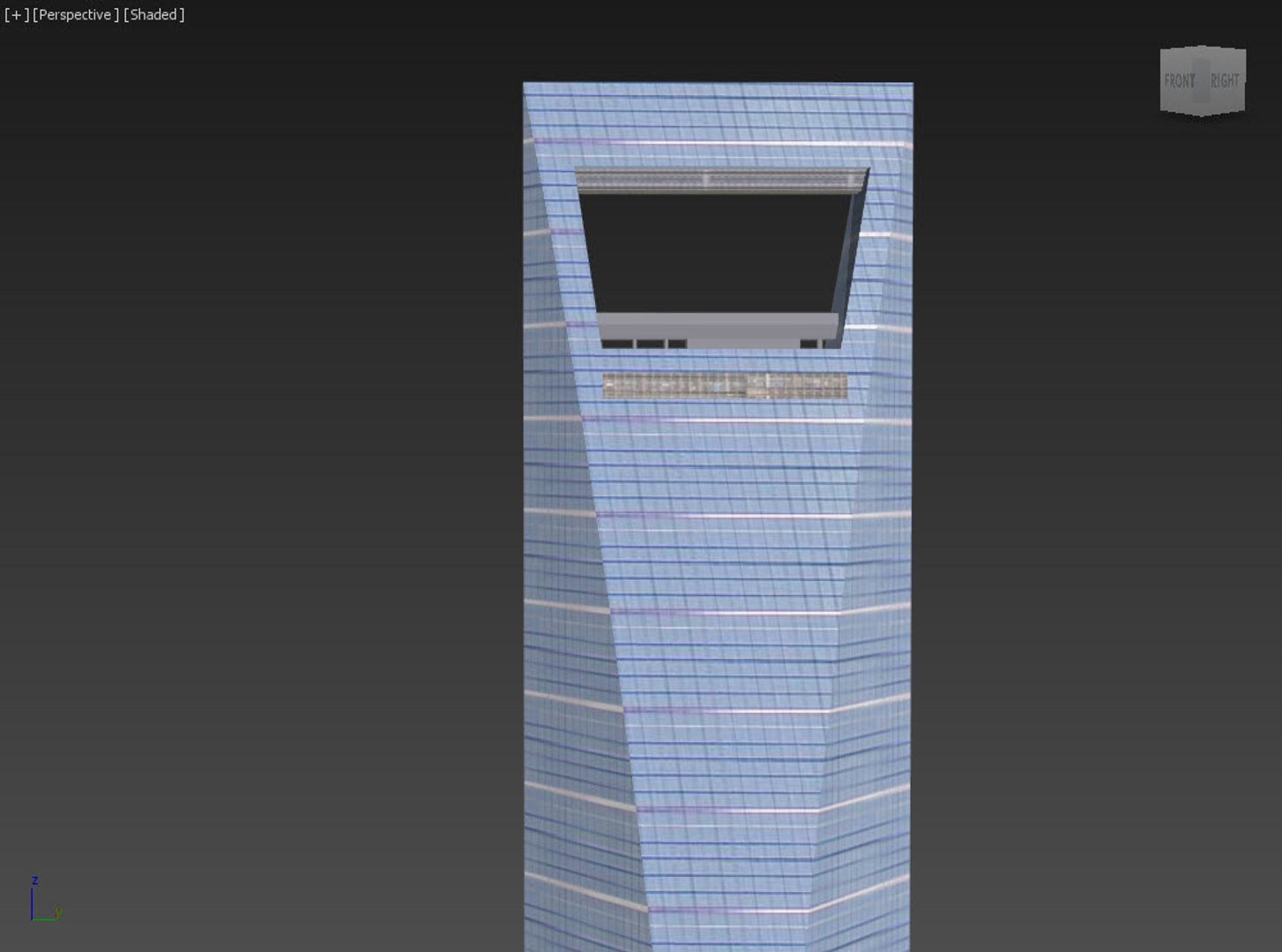 Shanghai World Financial Center 3d Model