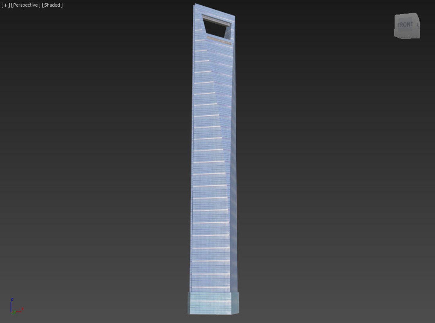 Shanghai World Financial Center 3d Model