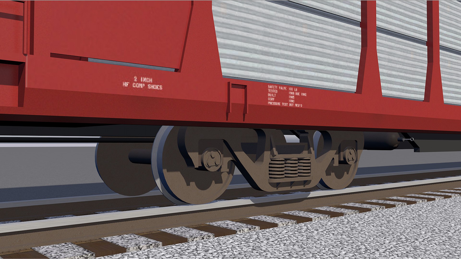 3D Train Car - Automobile Carrier Model - TurboSquid 2248346