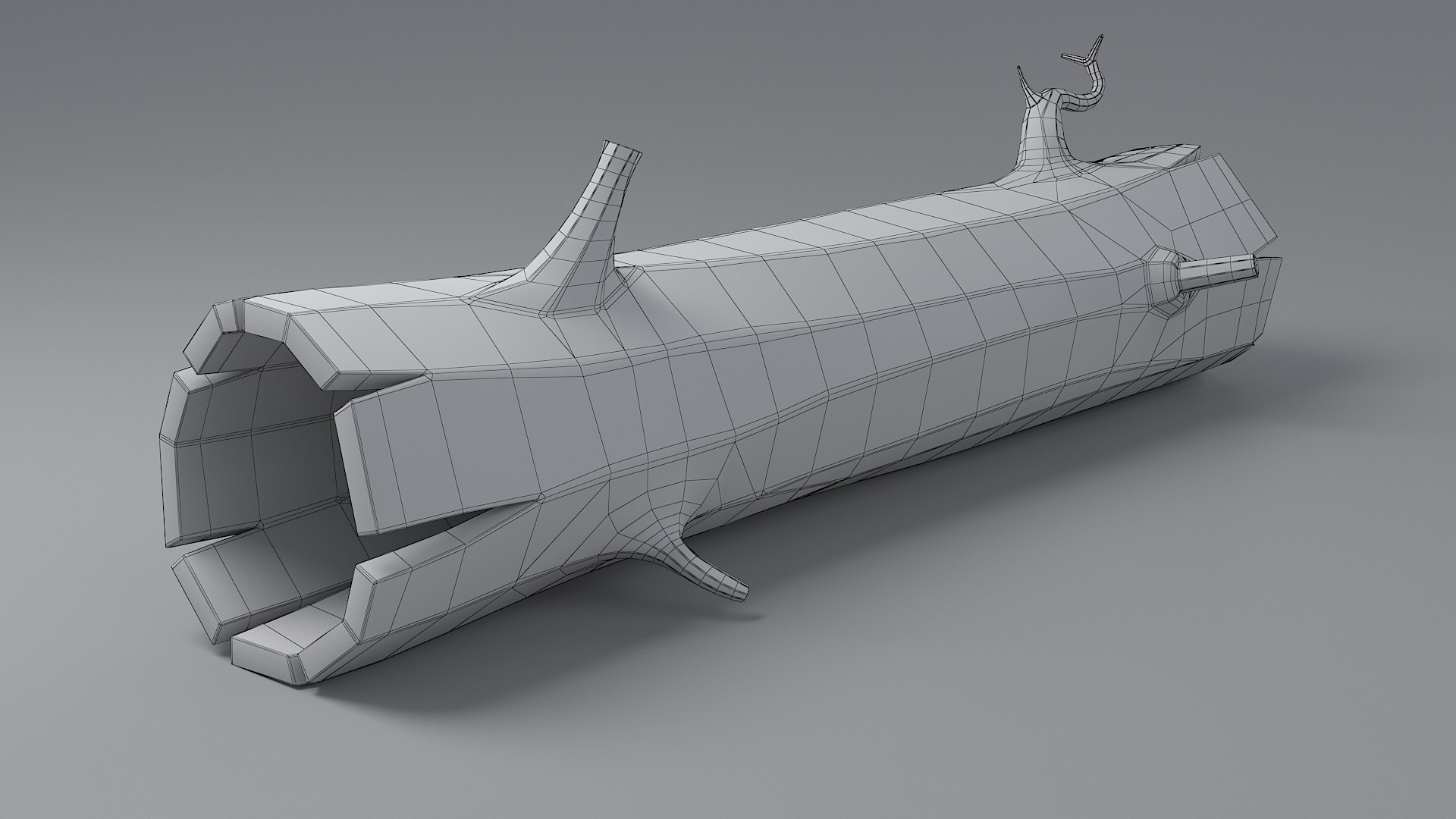 3D Cartoon Log - TurboSquid 2060260