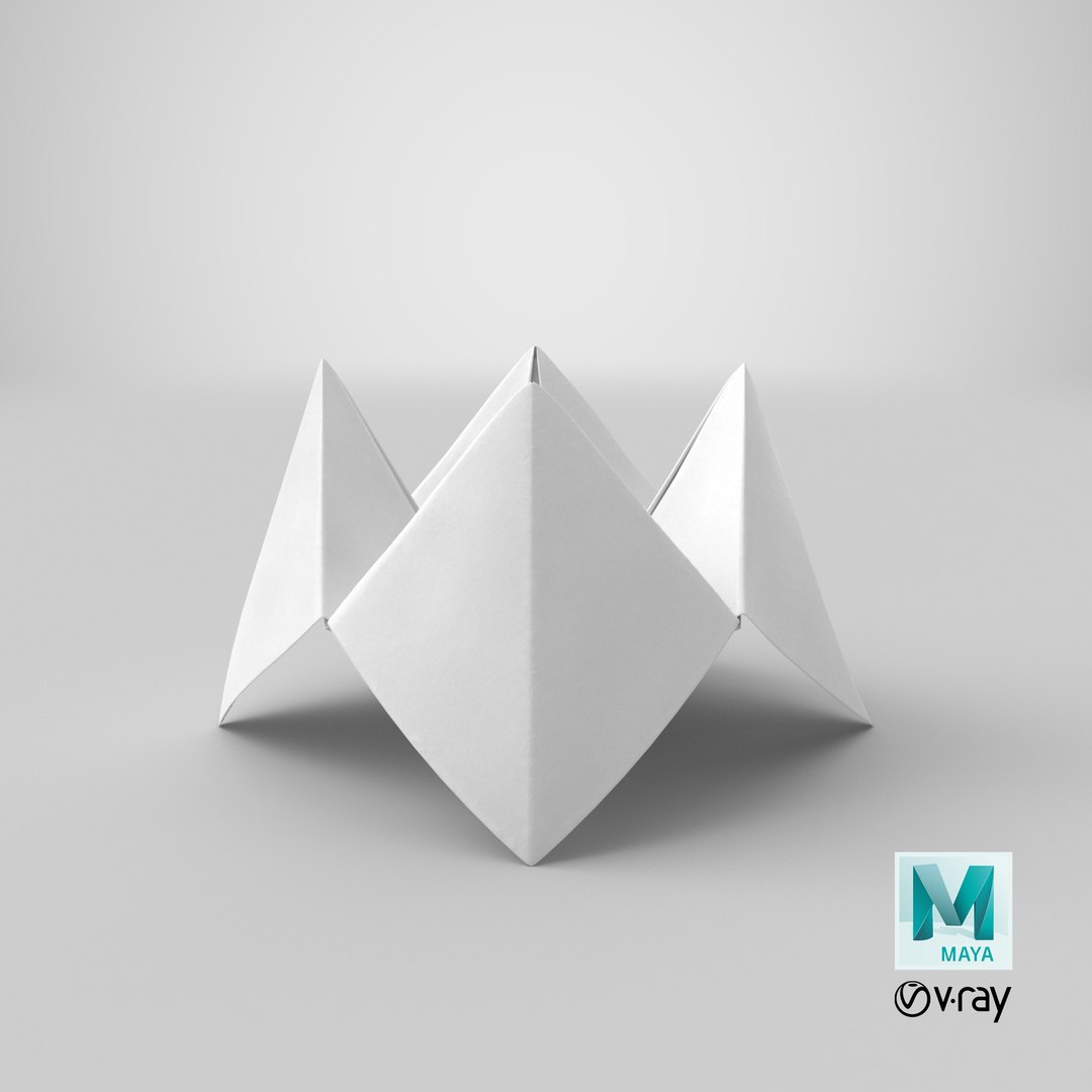 Cootie-catcher 3D - TurboSquid 1160095