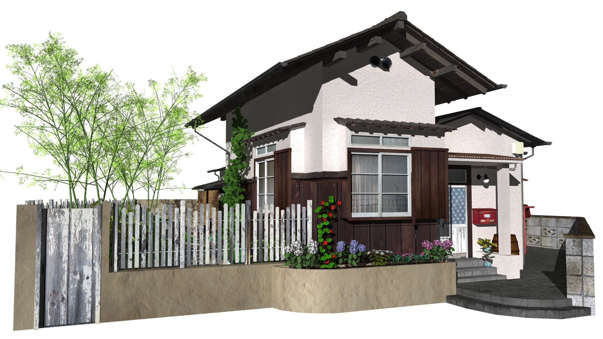 3D Japanese Buildings Bundle 1(1) - TurboSquid 2378630