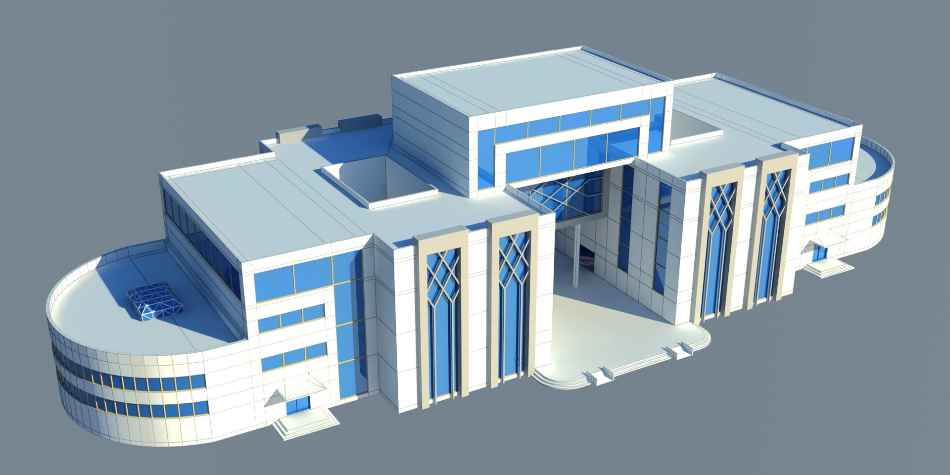Bank 3d Model