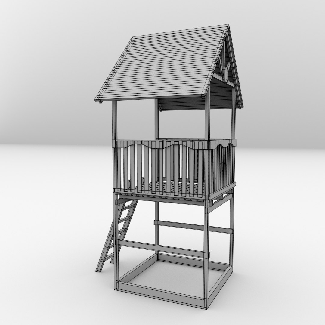 3ds Max Watchtower Watch Tower